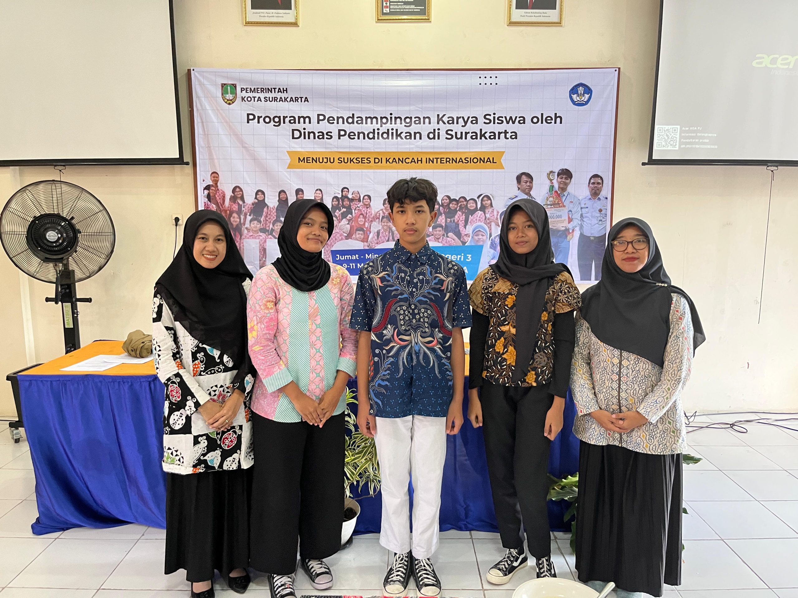 SMP Negeri 20 Kota Surakarta Mengikuti Pendampingan Karya Siswa Dinas ...